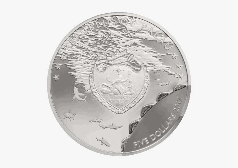 Silver Numismatic Coin Bitemarks - Shark Bitemarks Coin PNG Image ...