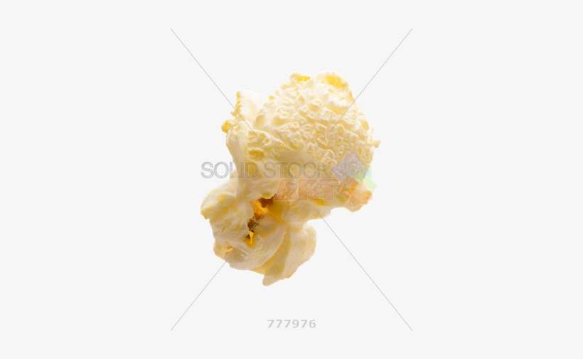 Stock Photo Of Single Yellow Popcorn Isolated On Transparent - Popcorn ...