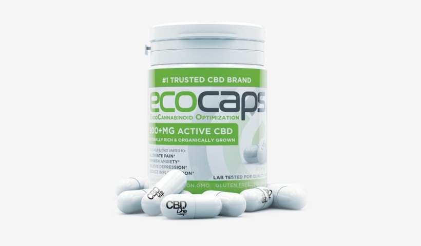Download Ecocaps 900 Mg Active Cbd Per Bottle | Transparent PNG Download | SeekPNG
