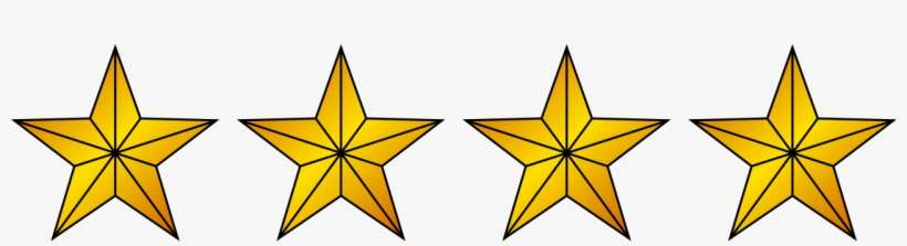 Gold 4 Star Insignia PNG Image | Transparent PNG Free Download on SeekPNG