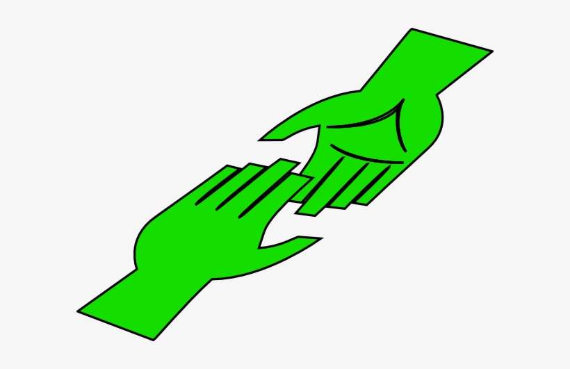 How To Set Use Mint Green Hands Clipart - Helping Hands Transparent ...