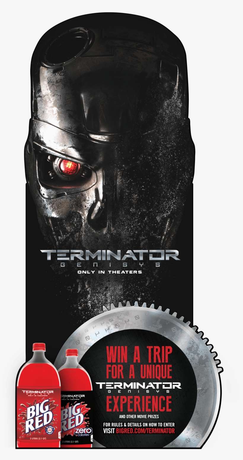 Standee Terminator Genisys T-800 Big Red Skull - Terminator Genisys By ...