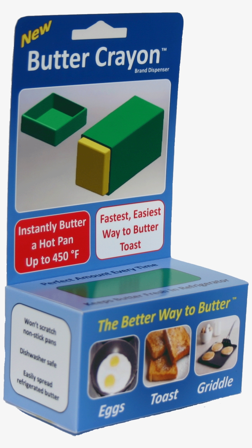 High-temp To 450 O F - Butter Crayon PNG Image | Transparent PNG Free ...