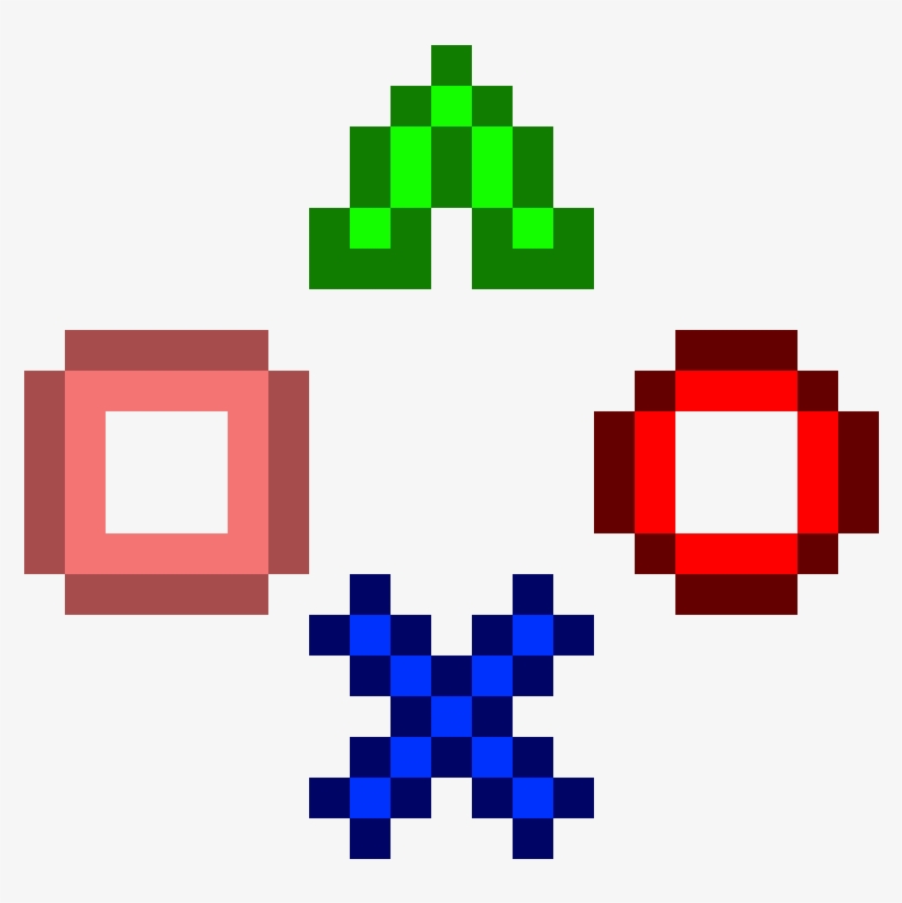 Download Playstation Buttons - Parappa The Rapper | Transparent PNG ...