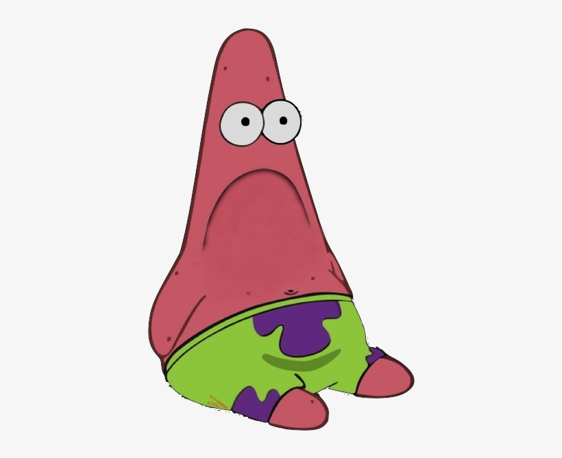 Grumpy Patrick - Transparent Background Patrick Png PNG Image ...