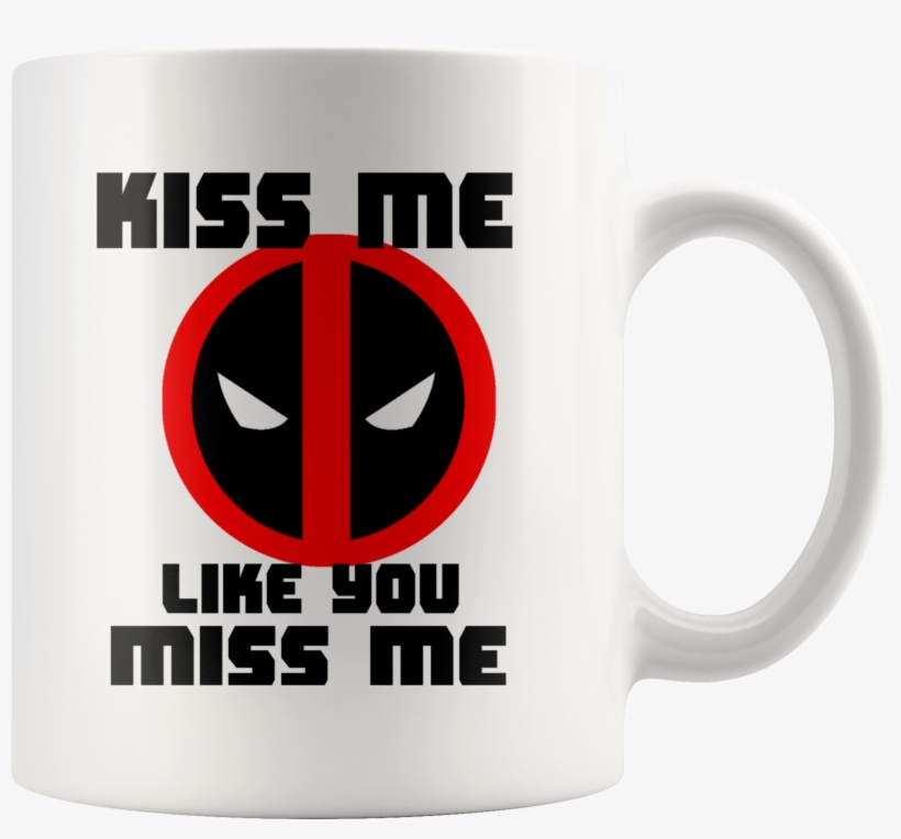 Deadpool Ryan Reynolds Movie Coffee Mug Kiss Me Mug - Mug Avengers PNG ...