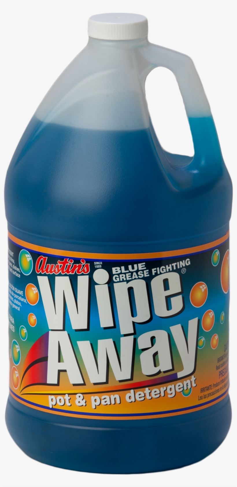 0 54200 00120 6 Wipe Away Pot & Pan Blue Detergent - Plastic Bottle PNG ...
