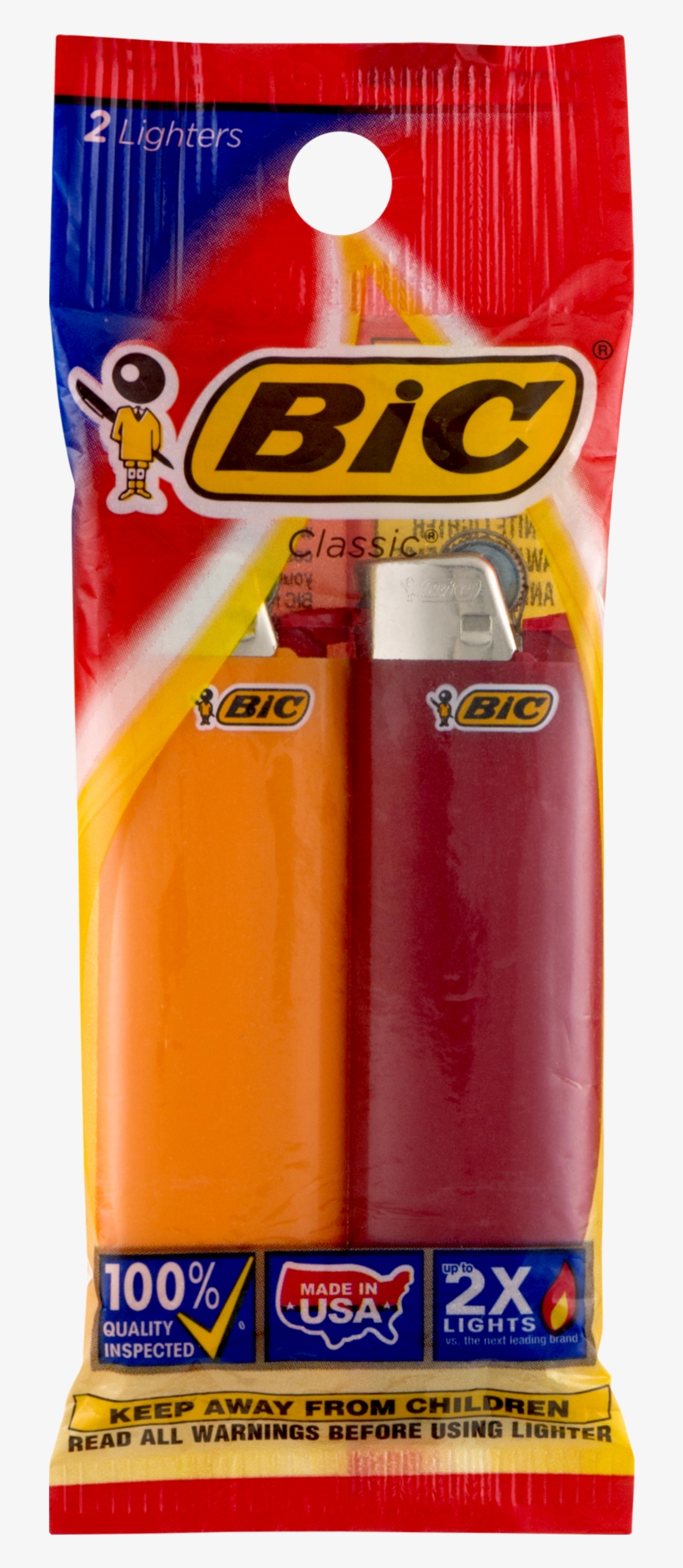 Bic Classic Lighters - 2 Lighters PNG Image | Transparent PNG Free ...
