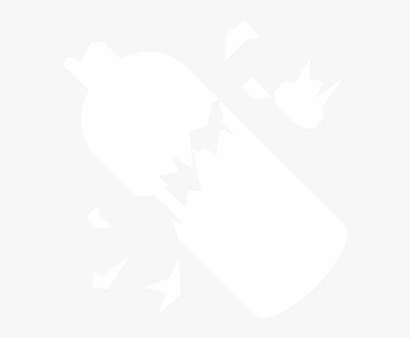 Broken Bottle Clip Art Black And White PNG Image | Transparent PNG Free ...