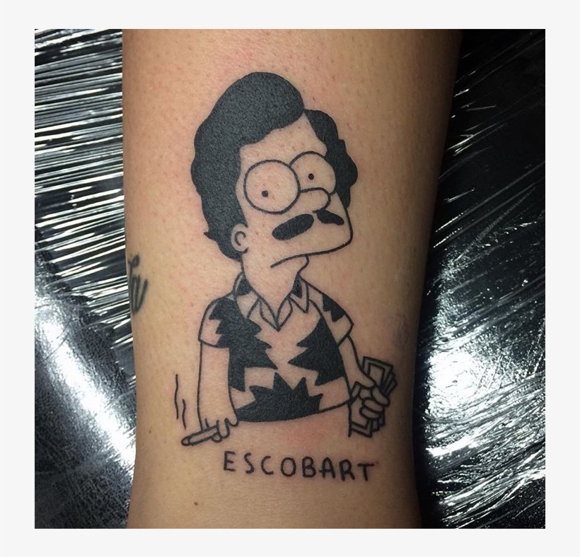Escobart Done By Mario Coppola,spilled Ink Tattoo Studio, - Kingpin ...