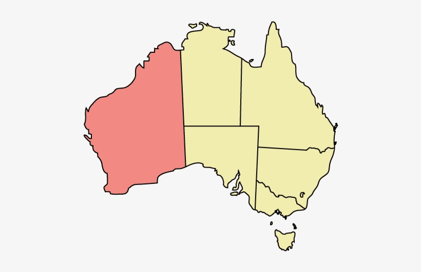 Western Australia Locator-mjc - Map Of Australia Western Australia PNG ...