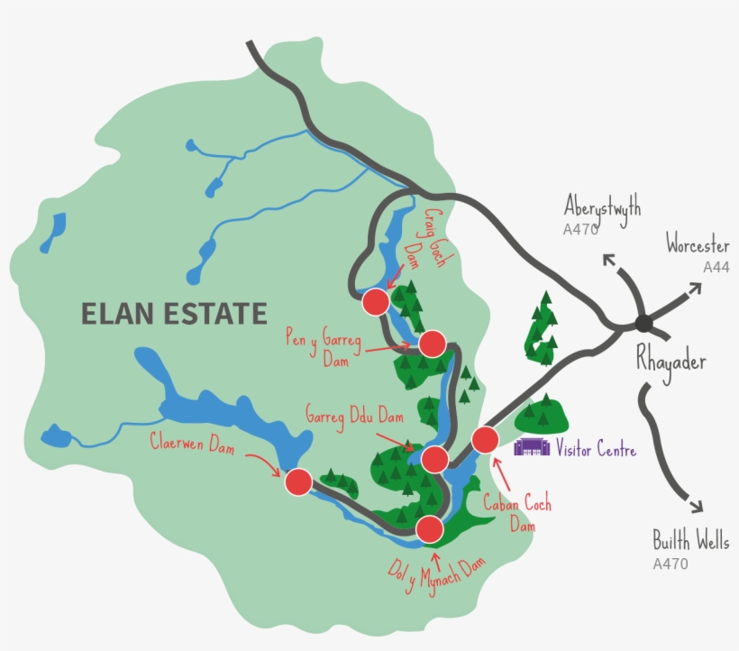 Reservoirs And Dams - 6 Dams Elan Valley PNG Image | Transparent PNG ...