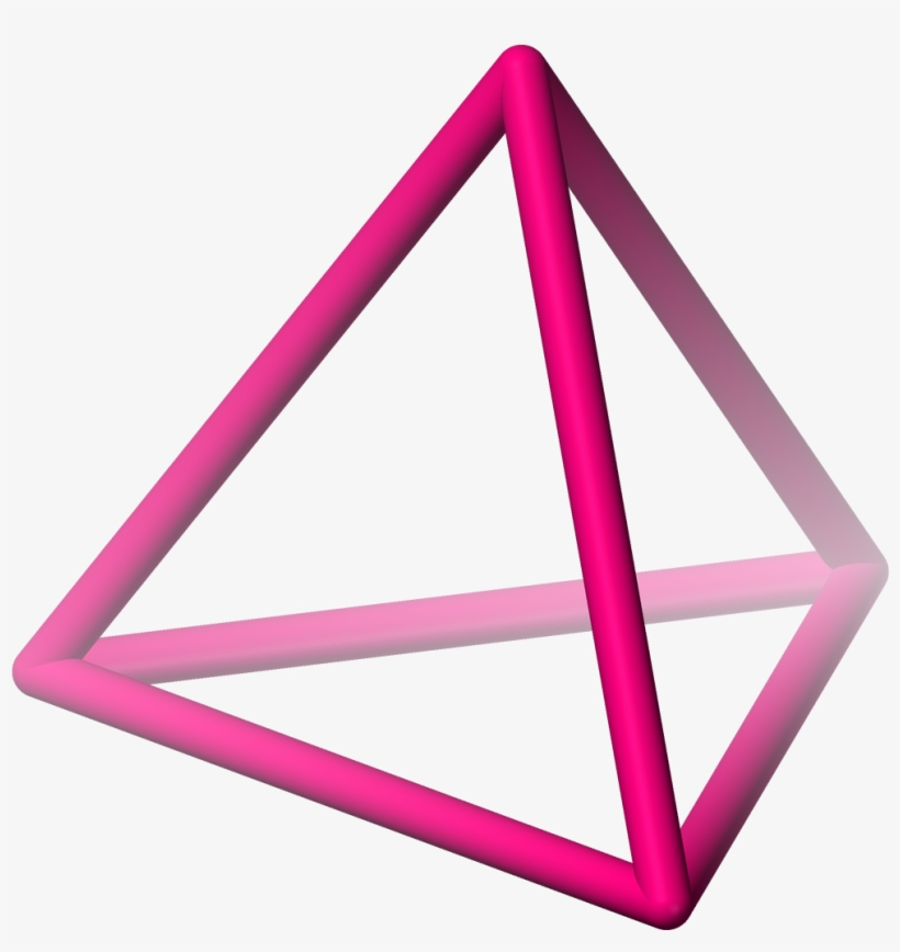 Tetrahedra Vs Pyramid - Four Components Of Technology PNG Image ...