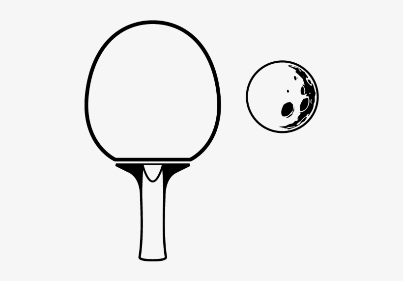 Ping Pong Paddle Line PNG Image | Transparent PNG Free Download on SeekPNG