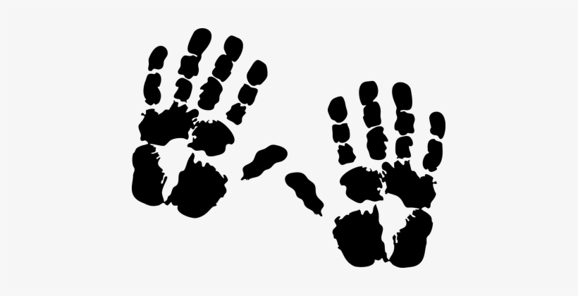 Handprint, Crime, Criminal, Fingers - Ww1 Hun Propaganda Poster PNG ...