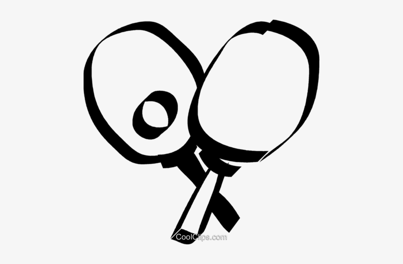 Ping Pong Paddles Royalty Free Vector Clip Art Illustration ...
