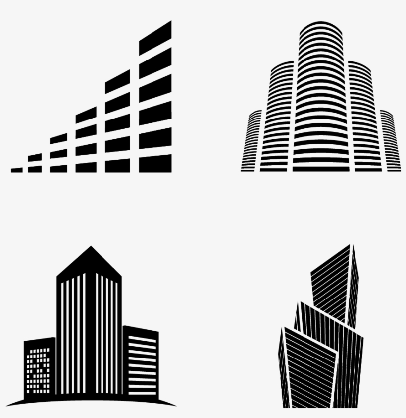 Skyscraper Silhouette Simple - Logo PNG Image | Transparent PNG Free ...