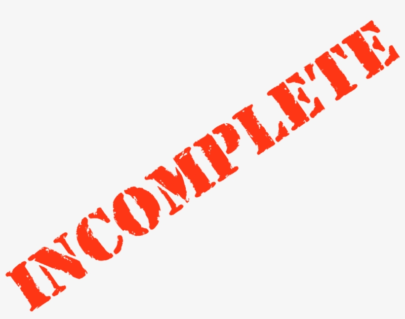 Incomplete - Mahatma Phule Arogya Yojana PNG Image | Transparent PNG ...