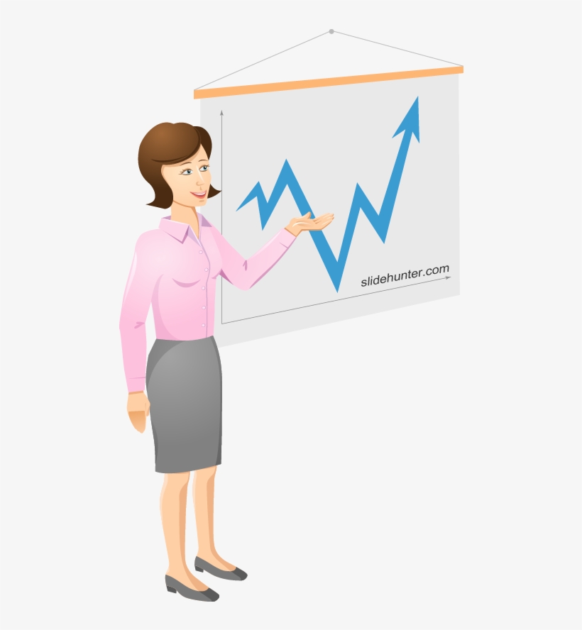 Free Vector Business Woman Vector Presentation - Vector Graphics PNG ...
