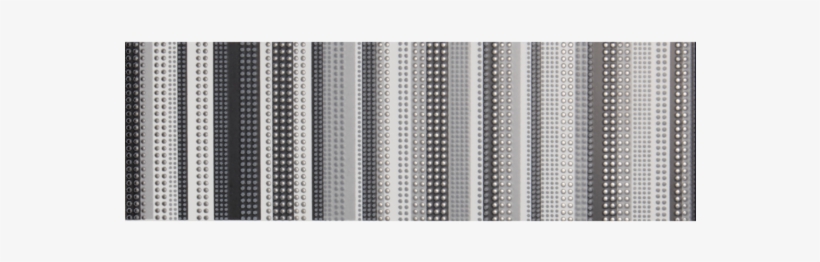 Greenwich Pavilion Black Strip 248x80 - Black Linear Dot Border Tiles ...