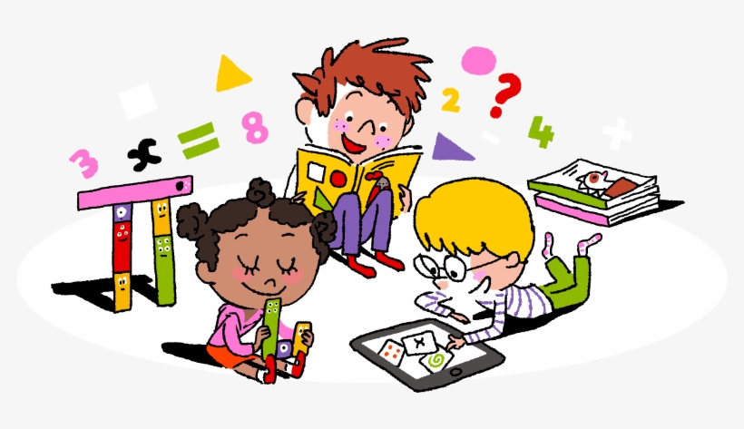 Kids Learning Math Clipart - Maths Kids PNG Image | Transparent PNG ...