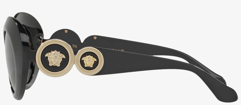Download Black Oval Frame Png - Versace Ve4329 Gb1/87 53 Sunglasses ...