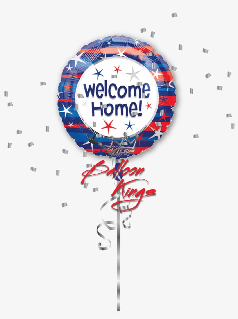 Welcome Home Stars - 18" Welcome Home Red, White, And Blue - Mylar ...