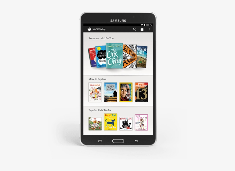 Samsung Galaxy Tab 4 Nook - Samsung Galaxy Tab A Nook PNG Image ...