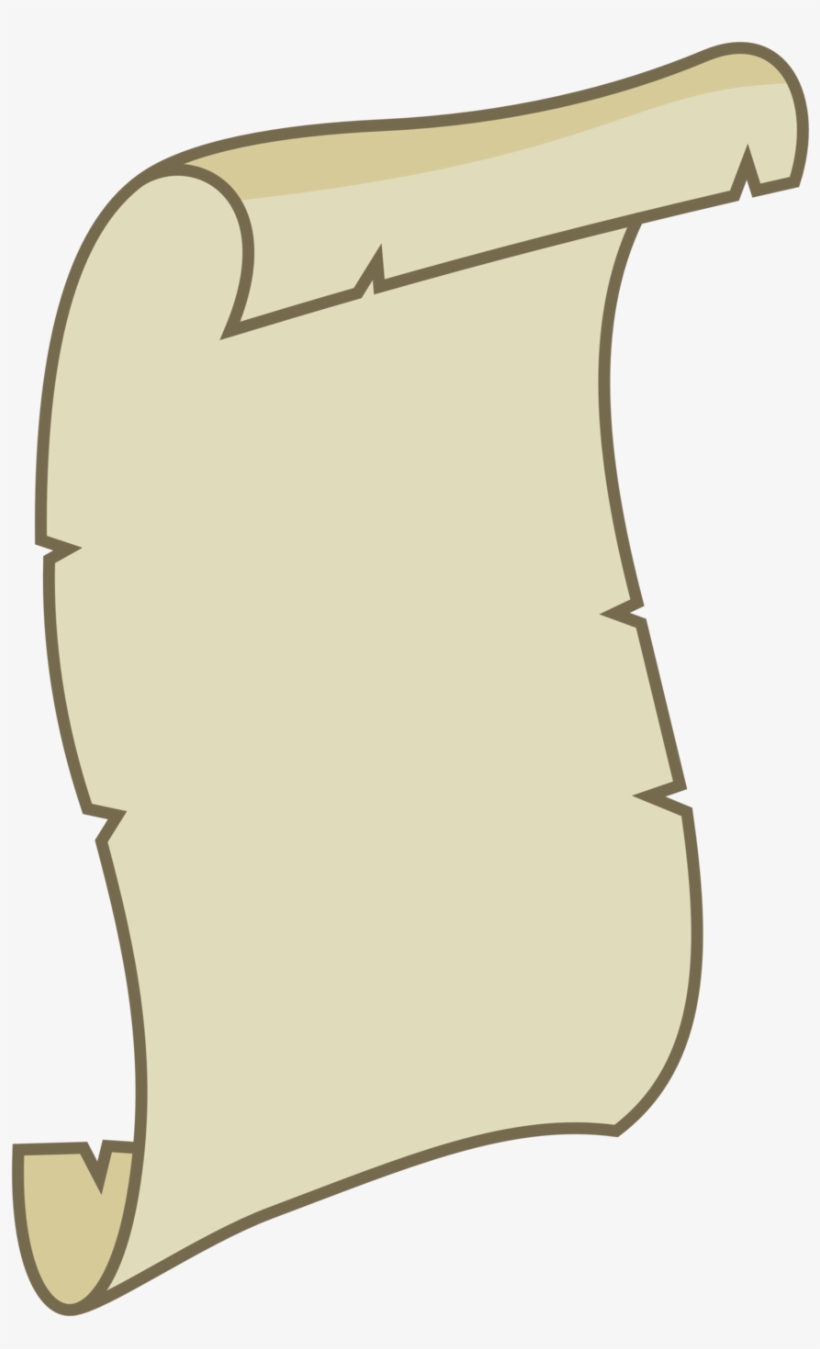 Paper Work Cutie Mark Unfurled Scroll - Oye Oye Parchemin PNG Image ...