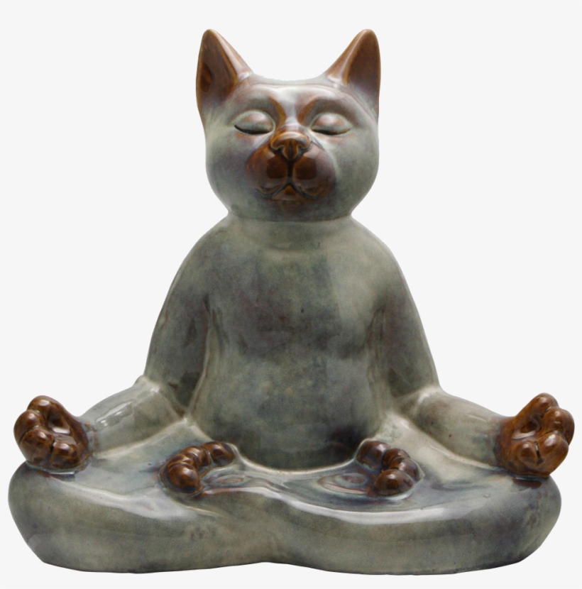 Zen Cat - Meditating Cat PNG Image | Transparent PNG Free Download on ...