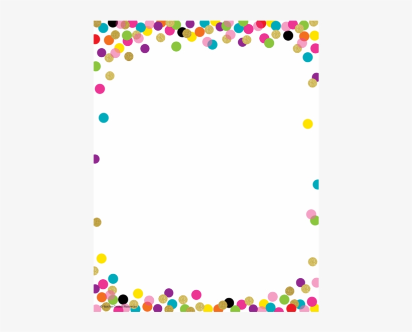 Confetti Computer Paper - Teacher Created Resources Confetti PNG Image ...