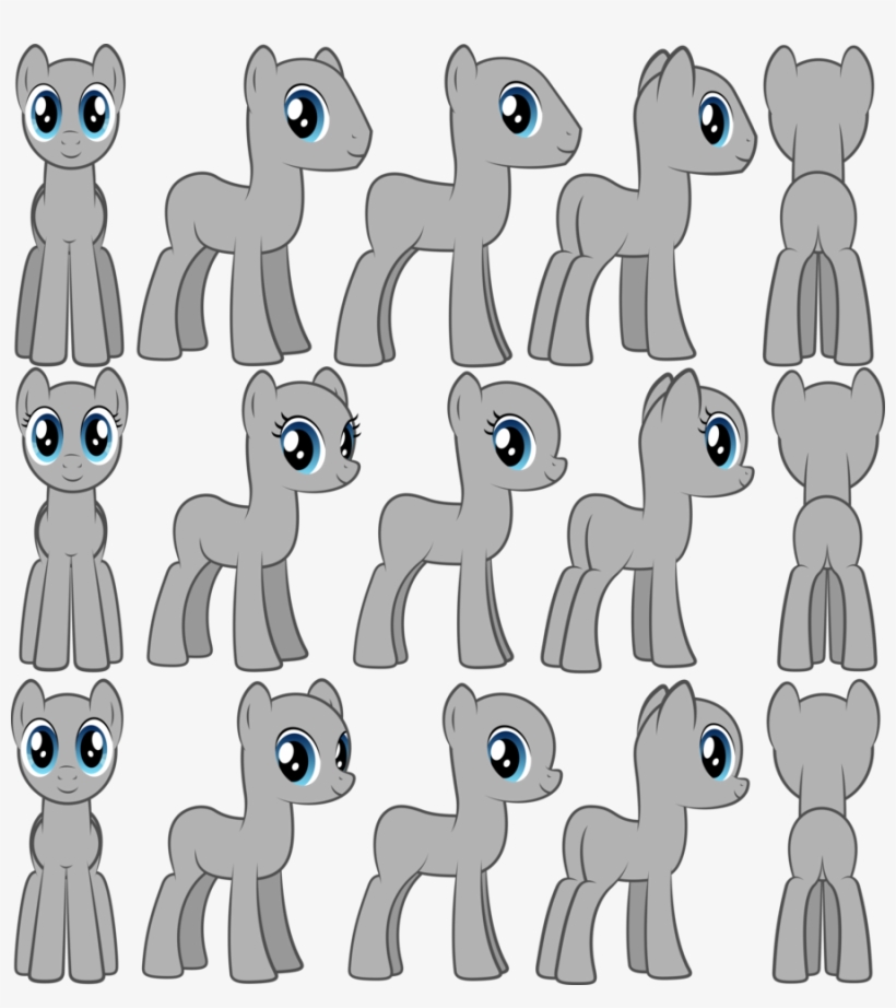 Download Drawn My Little Pony Snooty - Mlp Pony Turn Around ...