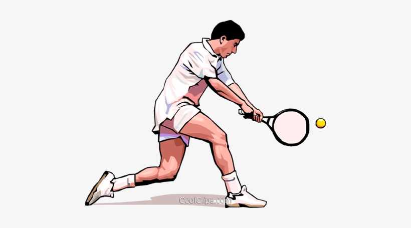 Tennis Player Royalty Free Vector Clip Art Illustration - Player Png ...