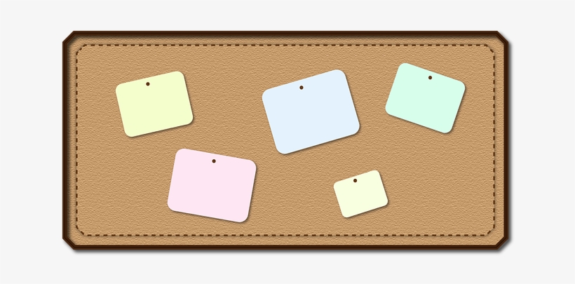 Notice Board, Notices, Post It, Empty - Notice Board Illustration Png ...