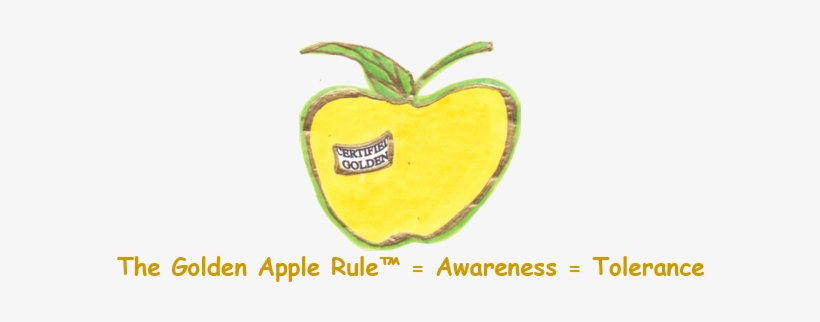 The Golden Apple Rule - Golden Apple PNG Image | Transparent PNG Free ...
