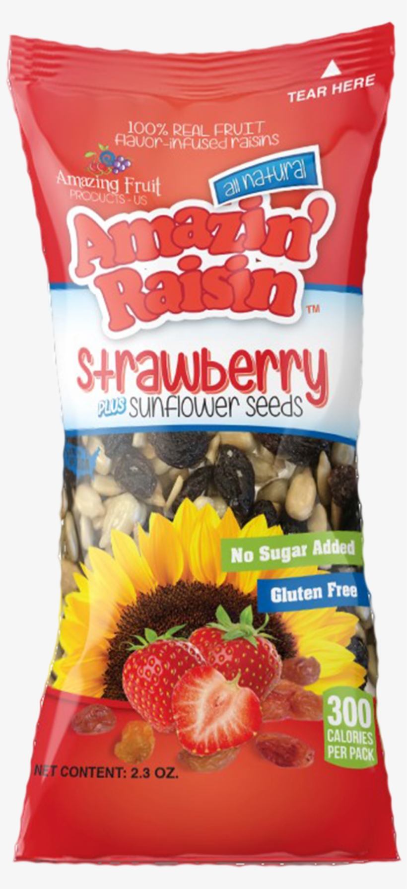 Strawberry Plus Sunflower Seeds 100% Real Fruit Flavor-infused - Fruit ...