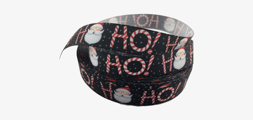 Ho Ho Ho Santa Grosgrain Ribbons 7/8" - Ho Ho Ho Santa Garden Flag PNG ...