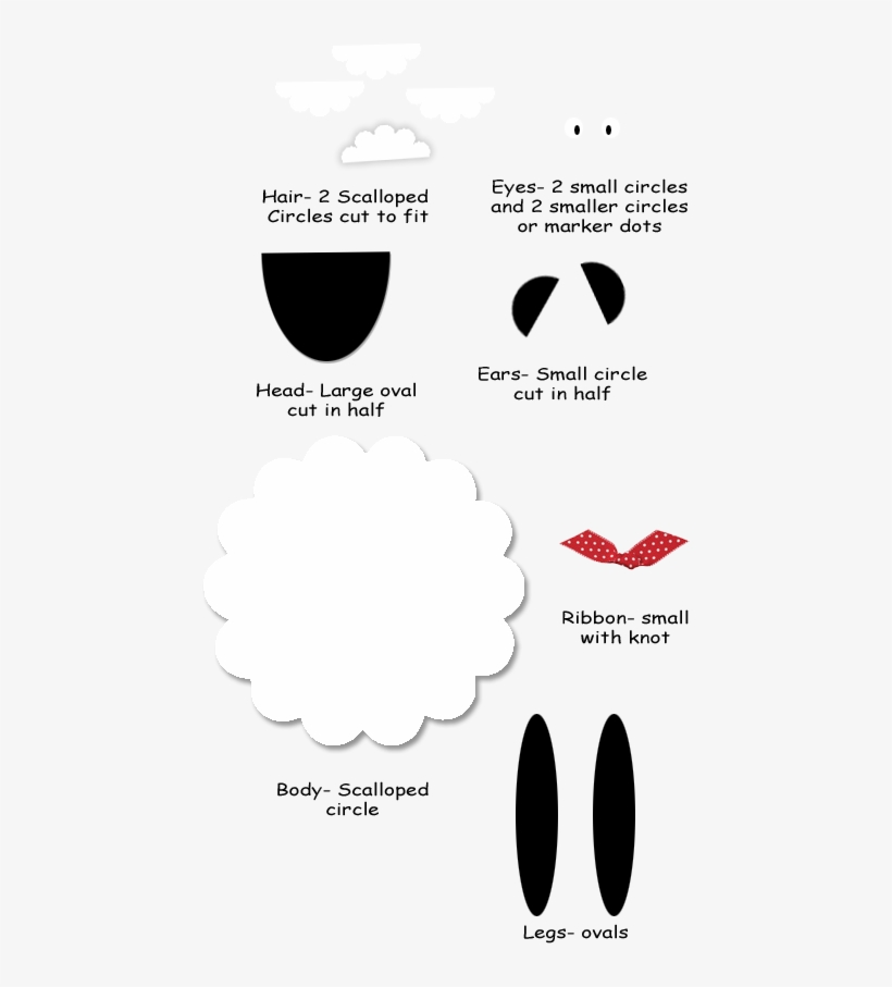 Sheep Punch Art Tutorial - Sheep Art And Craft PNG Image | Transparent ...