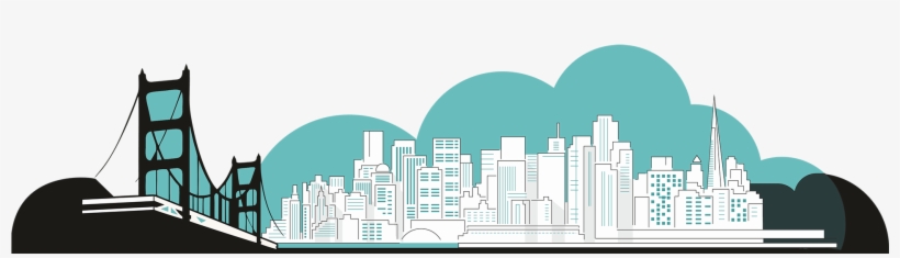 San Francisco Skyline - San Francisco PNG Image | Transparent PNG Free ...