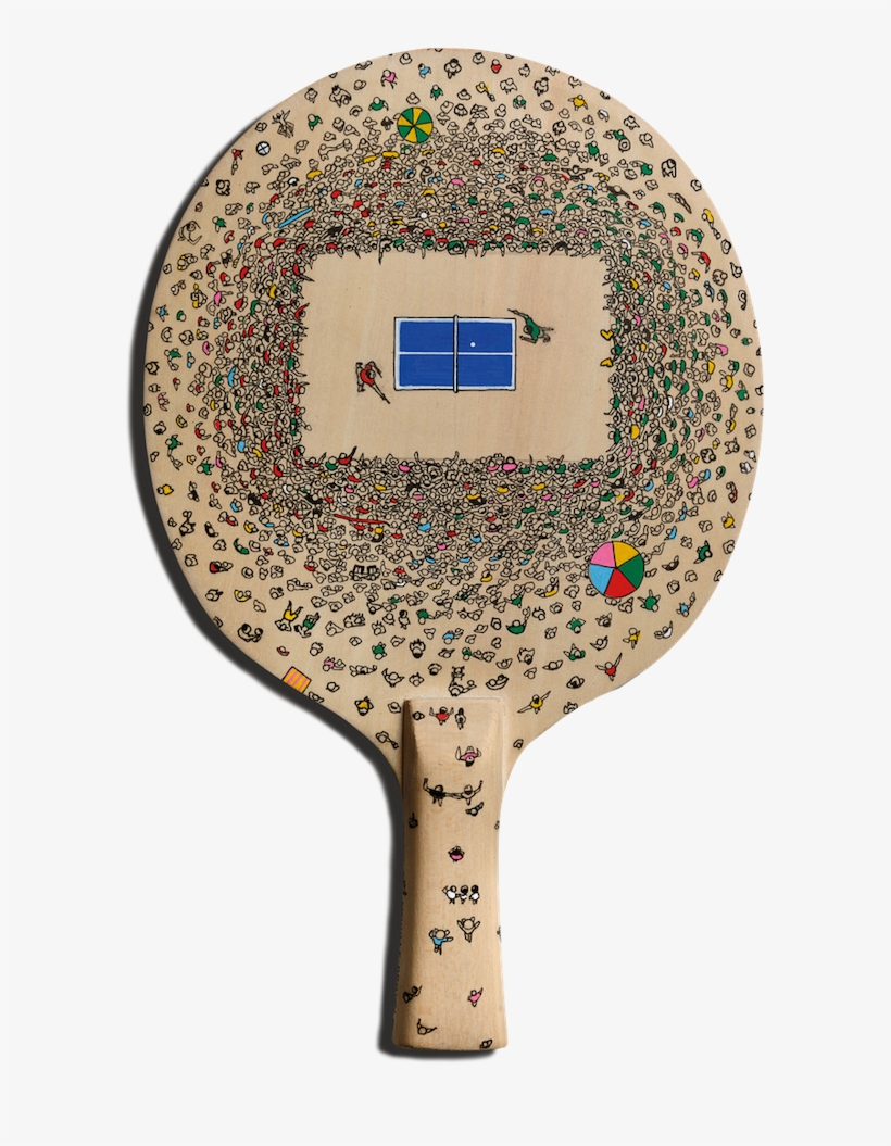 The Art Of Ping Pong - Table Tennis Bat Design PNG Image | Transparent ...