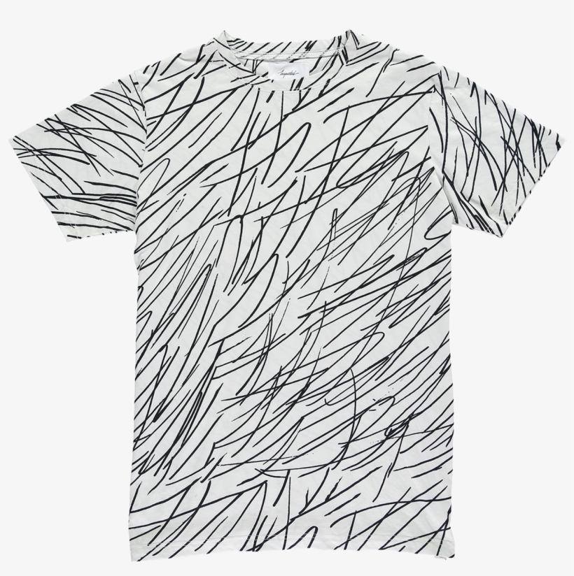 Scribble T-shirt White - T-shirt PNG Image | Transparent PNG Free Download on SeekPNG