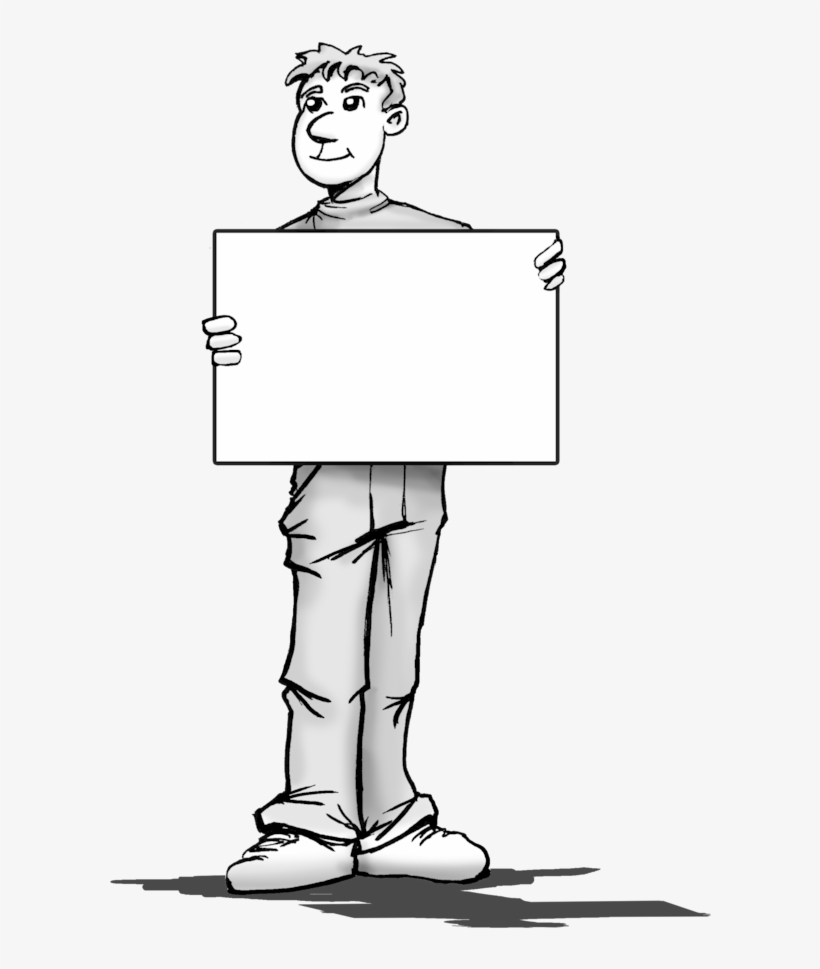 Man With Sign Jpg Man With Sign Png - Jpeg PNG Image | Transparent PNG ...