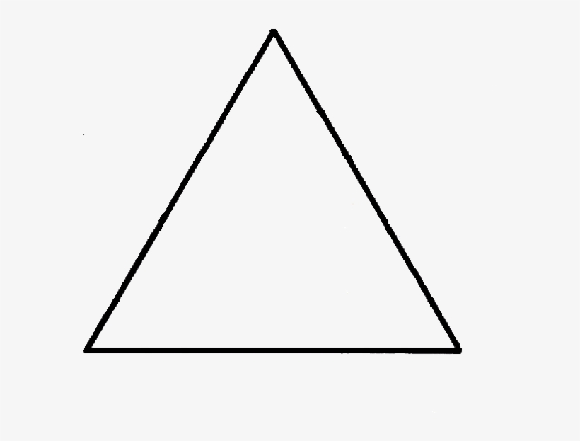 Black And White Triangle Png Image - Triangle Isosceles PNG Image ...