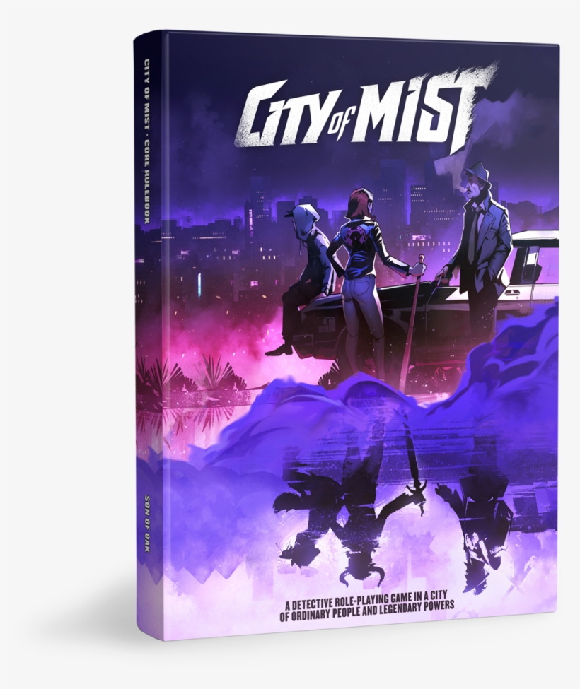 Download City Of Mist Core Book - City Of Mist Rpg | Transparent PNG ...