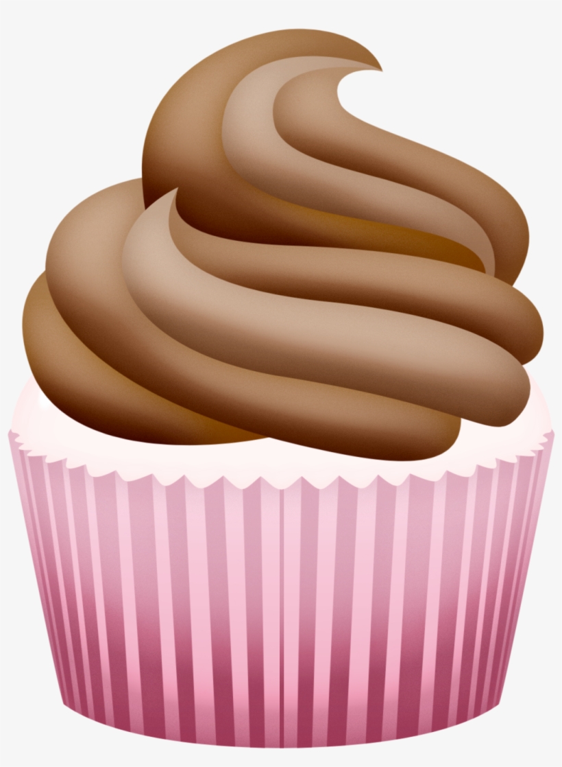 Princess And Cupcake Clipart - Animated Cupcakes Brown Icing And ...