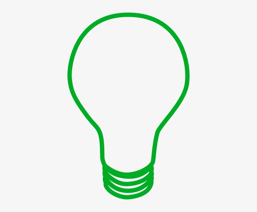 Green Light Bulb Icon