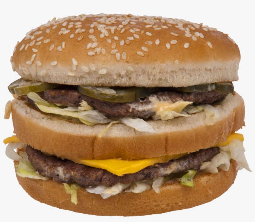 Big Mac Hamburger With Clear Background - Big Mac PNG Image ...