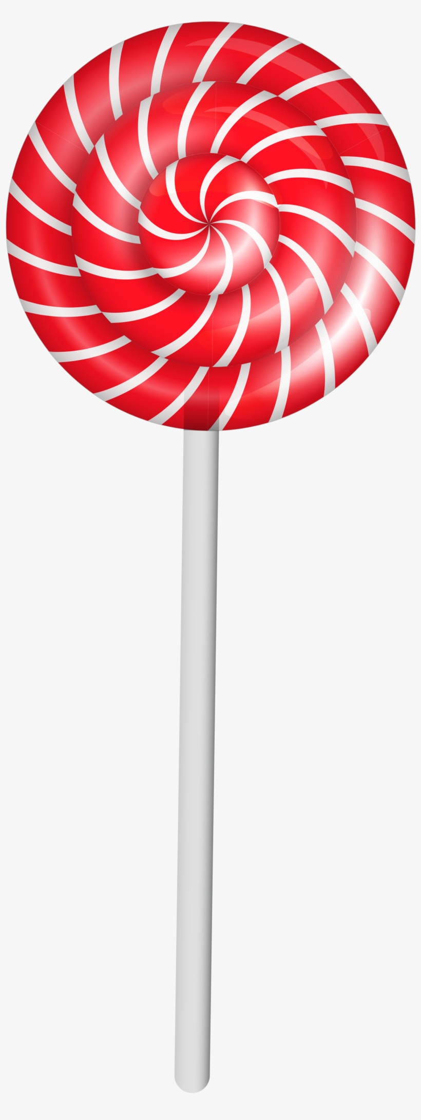 Red Striped Lollipop, Lollipop, Sweets, Red Stripes - Png Lollipops PNG ...