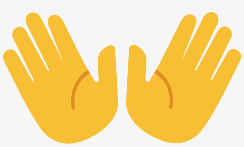 Download An Actual Meaning - Hug Hands Emoji | Transparent PNG Download ...