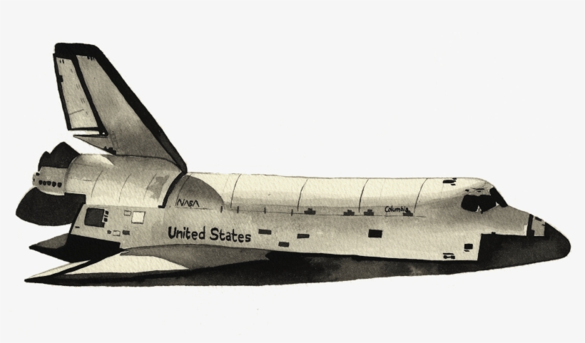 Download Nasa Spaceship Png Download - Shuttle Png | Transparent PNG ...